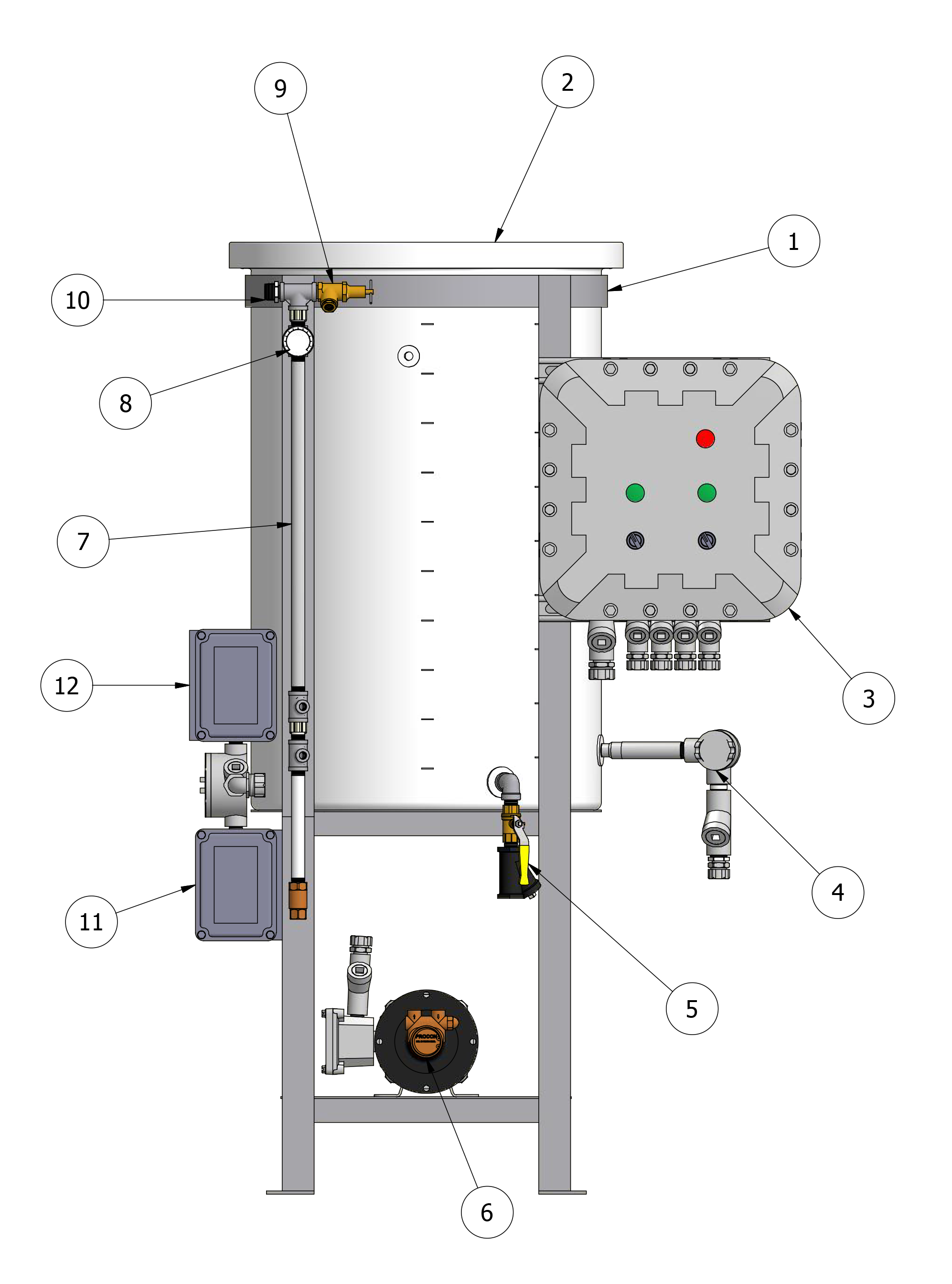 J.L. Wingert GL50-E1-1/C-LPA (EXP) Custom Explosion Proof Glycol Syste